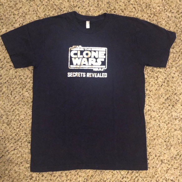 Star Wars | Tops | Star Wars The Clone Wars Shirt Medium Cartoon ...